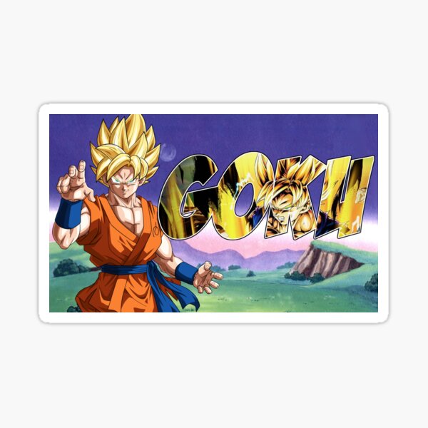 "Goku | Dragonball Z" Sticker for Sale by ScentSenpai | Redbubble