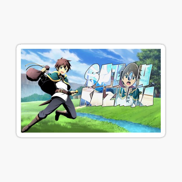 "Satou Kazuma | Konosuba" Sticker for Sale by ScentSenpai | Redbubble