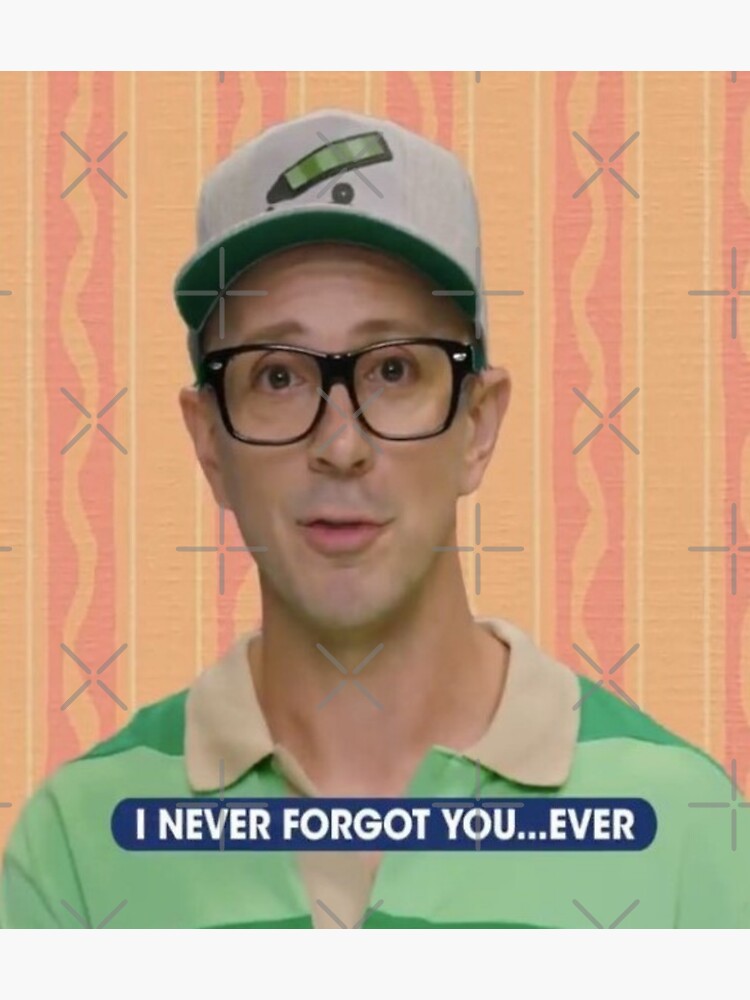 "Blue's Clues Steve meme" Sticker for Sale by Lookaz | Redbubble