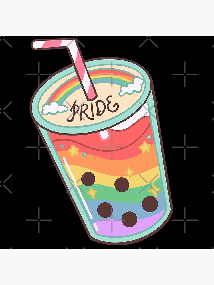 "LGBTQ Pride - Boba Tea" Poster for Sale by StephenMollie | Redbubble