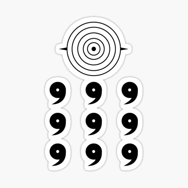 "Otsutsuki Symbol Logo" Sticker for Sale by slimevil | Redbubble