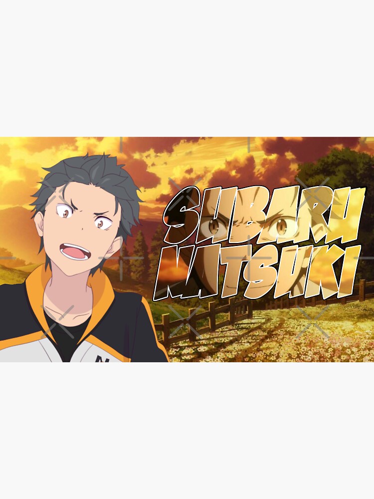 "Natsuki Subaru | RE:Zero" Sticker for Sale by ScentSenpai | Redbubble
