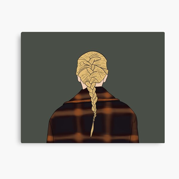"Taylor Swift evermore album cover art line drawing" Canvas Print by ...