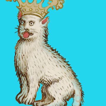 "Medieval Heraldic Cat" Art Board Print for Sale by TheWitchsWolf ...