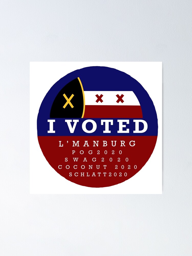 "dsmp i voted badge" Poster for Sale by daesangsuga | Redbubble
