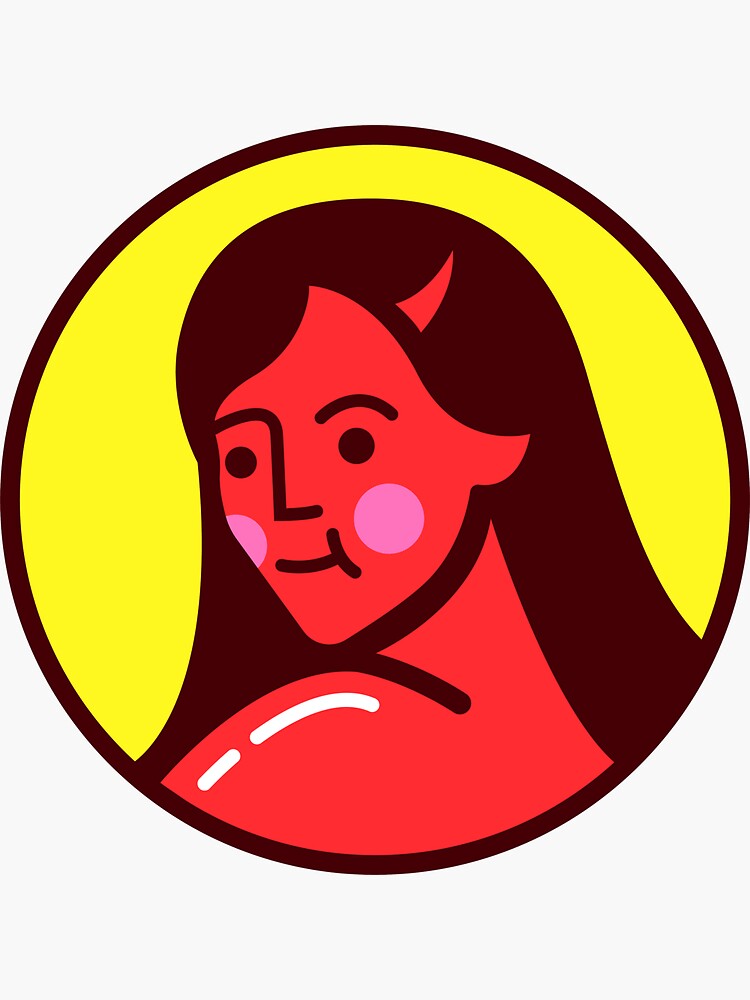 "Devil woman" Sticker for Sale by yusufstry | Redbubble