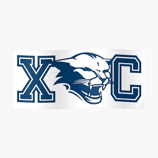 "CHS 'XC' Logo Blue" Poster for Sale by RoadRashPerf | Redbubble