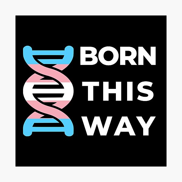 "Auf diese Weise geboren Transgender Pride DNA - Pride Month, Happy ...