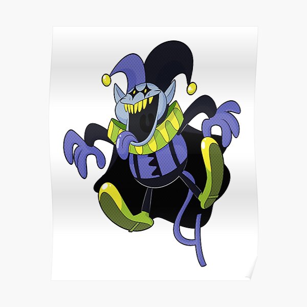 "Deltarune - Jevil" Poster for Sale by latif-lilou | Redbubble