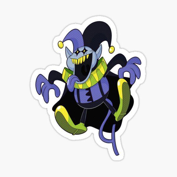"Deltarune - Jevil" Sticker for Sale by latif-lilou | Redbubble
