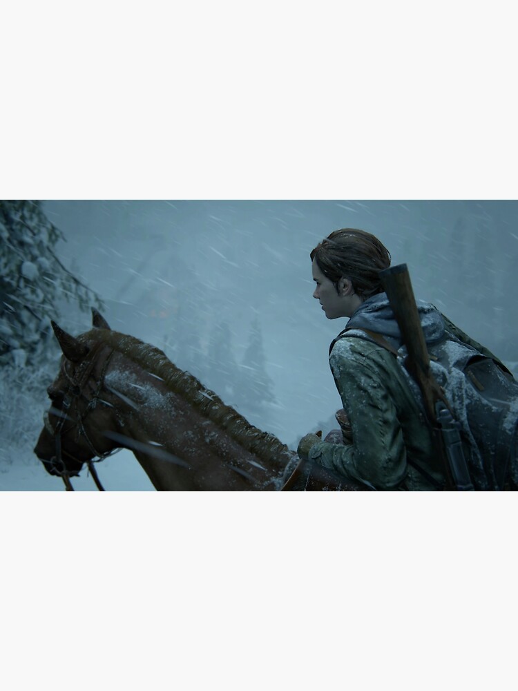 "The Last Of Us Part 2 Ellie Snow horse" Sticker for Sale by ...