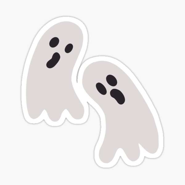 "Simple ghosts" Sticker by Delaneys-Art | Redbubble
