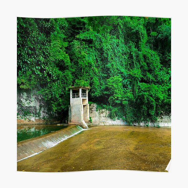 "Dam in Purag Falls, Conner, Apayao" Poster for Sale by Kasiyana ...