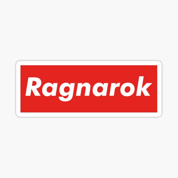 "Ragnarok Name – Ragnarok" Sticker for Sale by OctaveTM | Redbubble