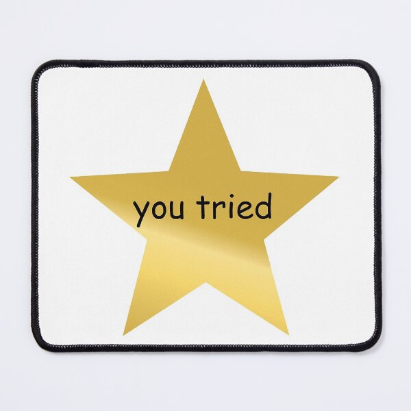 You Tried Star Enamel Star Badges Gold Star Pins Creative Funny Gifts