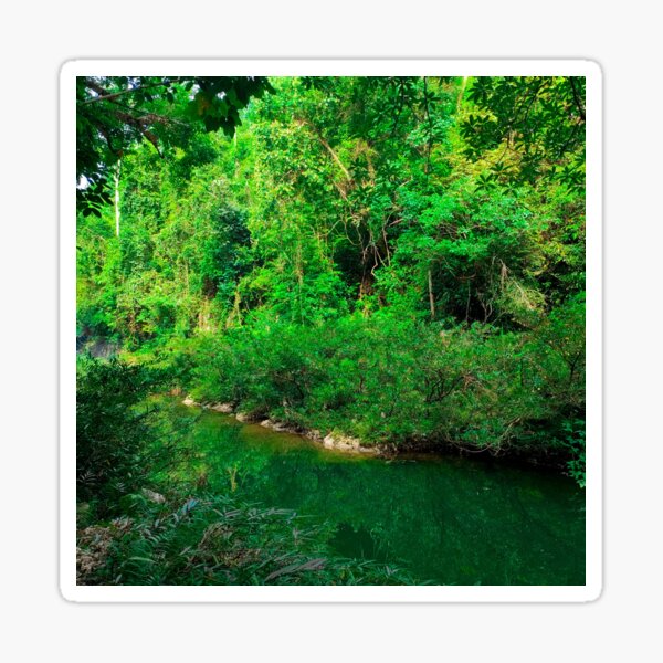 "Purag Falls, Conner, Apayao" Sticker for Sale by Kasiyana | Redbubble