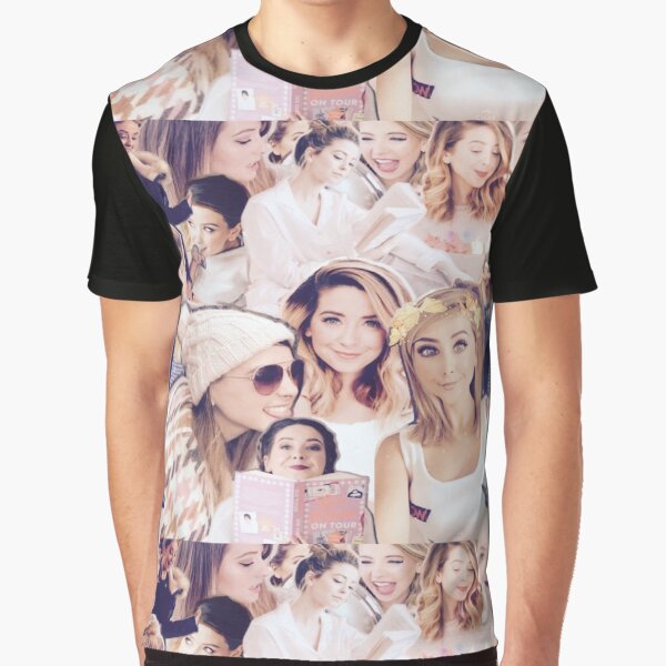 "Zoe Sugg - Zoella Collage" T-shirt for Sale by effsdraws | Redbubble ...