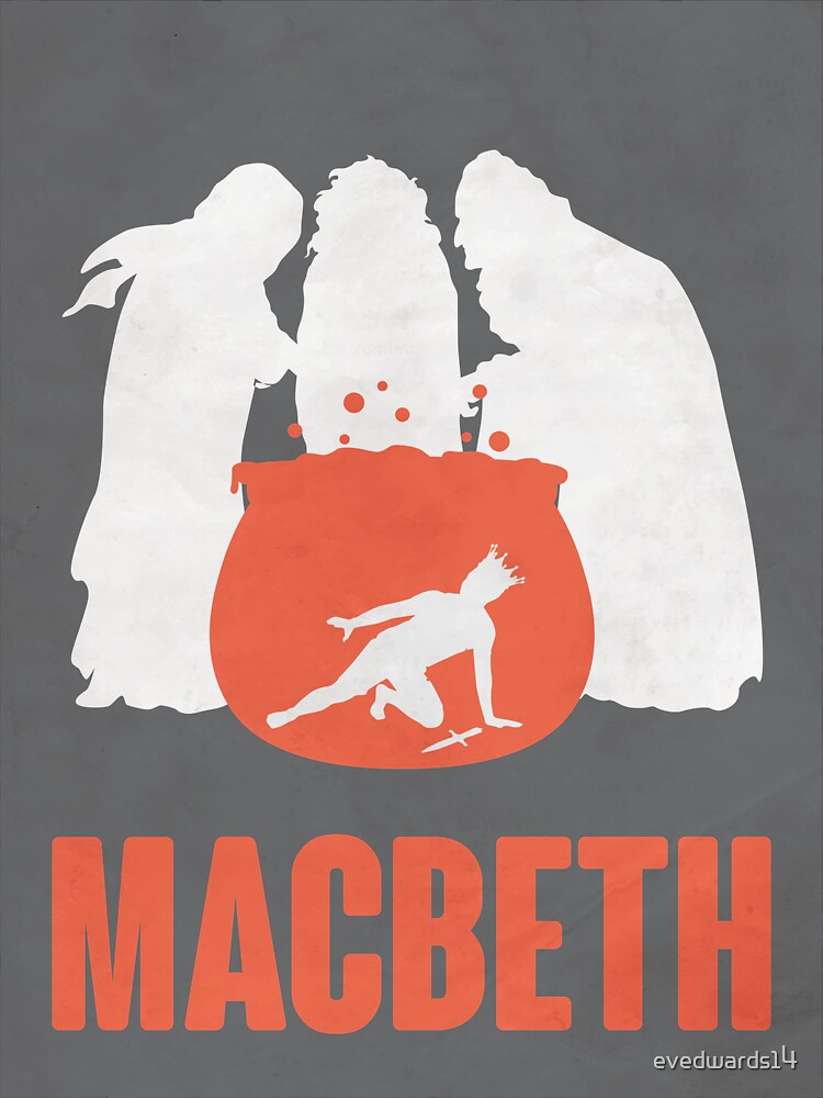 "MACBETH" Sticker for Sale by evedwards14 | Redbubble
