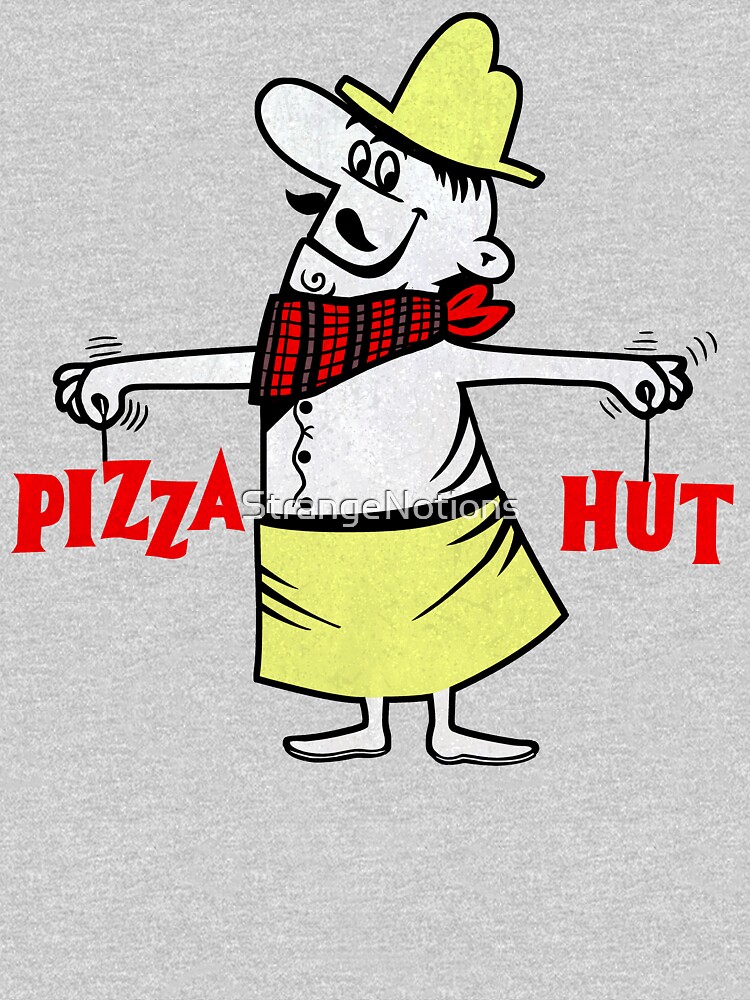 "The Pizza Hut Guy Classic Retro Mascot Character II" T-shirt for Sale ...