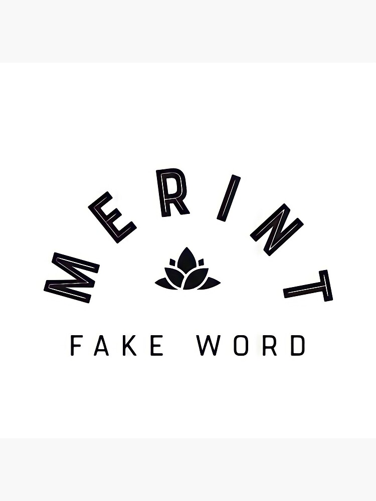 "Fake word" Poster by henhen2 | Redbubble