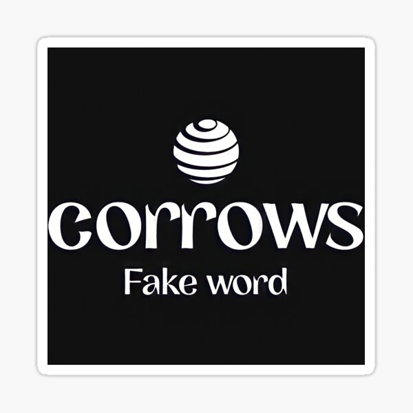 Fake Word Sticker For Sale By Henhen2 Redbubble fake-word-sticker-for-sale-by-henhen2-redbubble