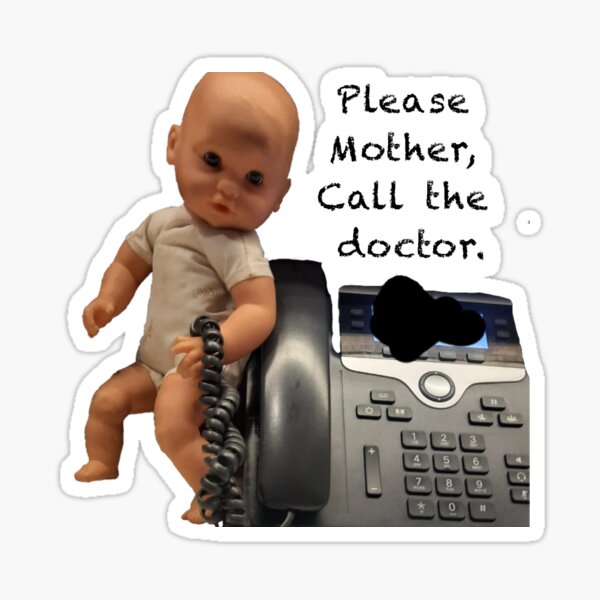 "MOTHER I BEG YOU!" Sticker for Sale by JT-Is-Filming | Redbubble