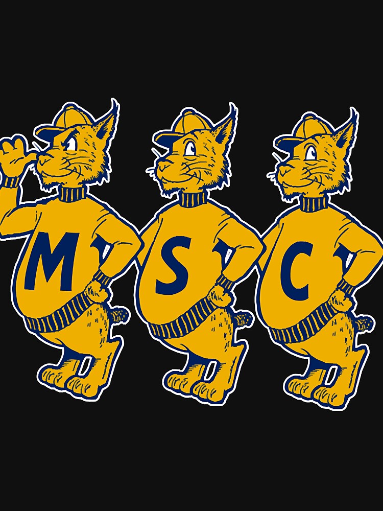 "Vintage Montana State College Bobcats Mascots Logo " T-shirt for Sale ...