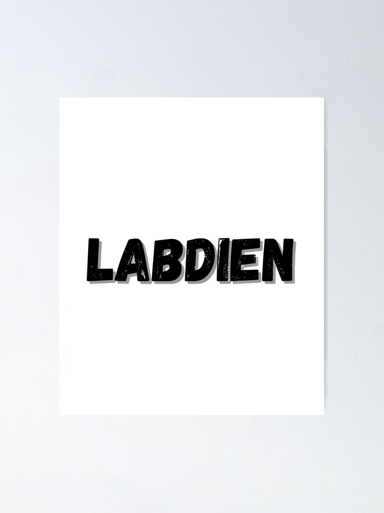 "Labdien - Lavtian For "Good Day" - Text Design" Poster for Sale by ...