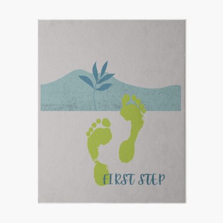 "First Step." Art Board Print by SooDesignStudio | Redbubble