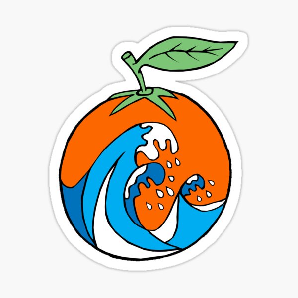 "Orange Beach Alabama OBA" Sticker for Sale by Statepallets | Redbubble
