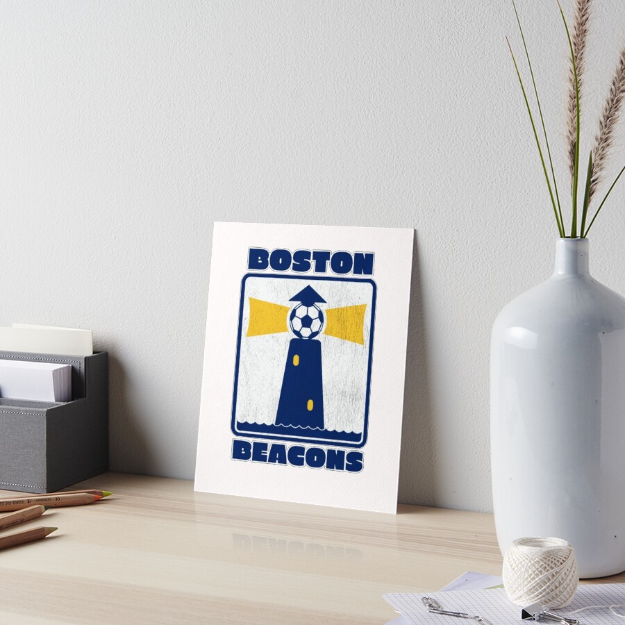 "Boston Beacons North American Soccer League Vintage Logo" Art Board ...