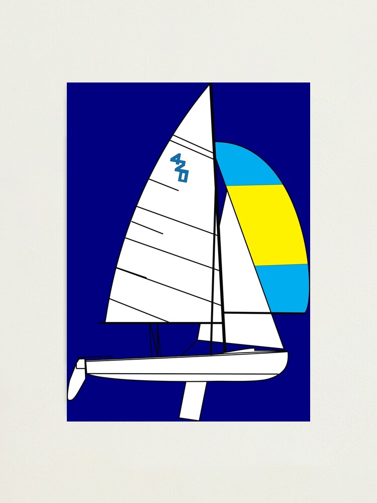 "International 420 Sailboat" Photographic Print for Sale by CHBB ...