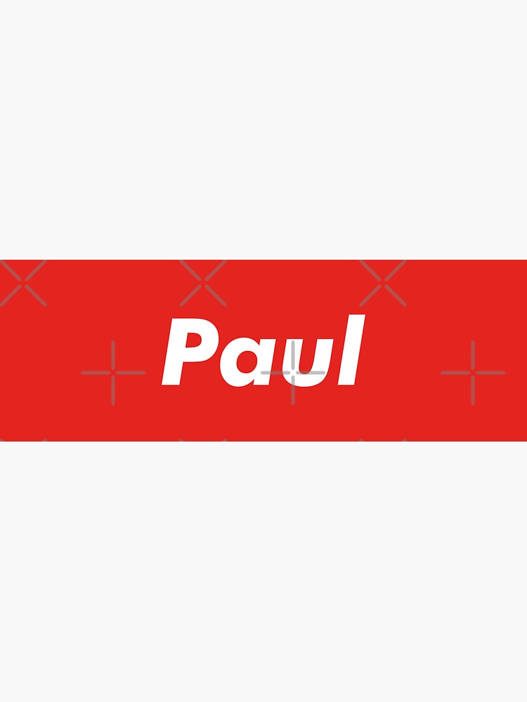 "Paul Name – Paul" Sticker for Sale by OctaveTM | Redbubble