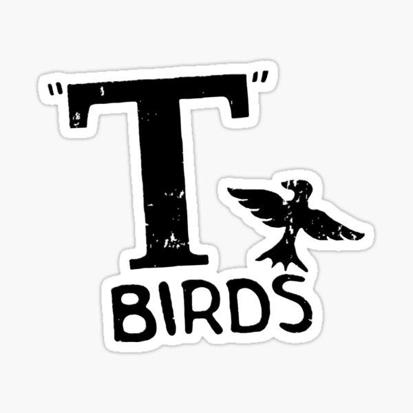 "Grease T-Birds Shirt Design | Danny Zuko Grease Costume" Sticker for ...