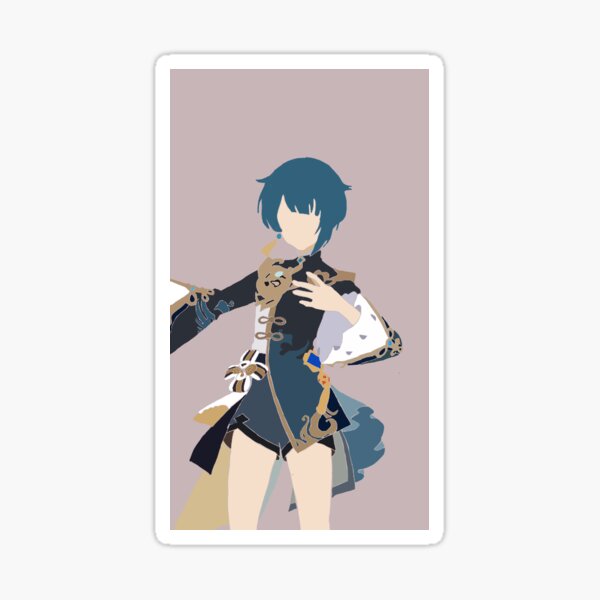 "Xingqiu - Genshin Impact" Sticker by liversstickers | Redbubble