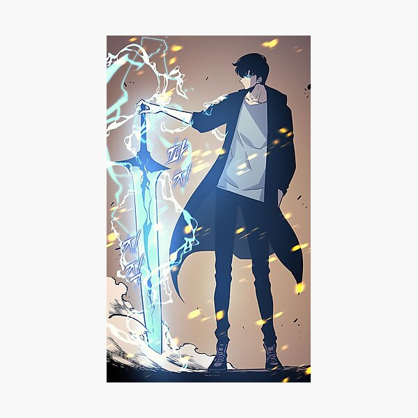 Lámina fotográfica «espada relámpago Jin-Woo personalizada» de -Greed ...