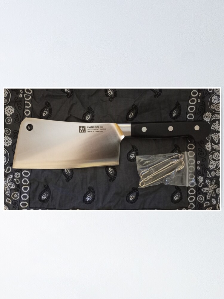 "Goth cleaver " Poster for Sale by CleaverLover85 | Redbubble