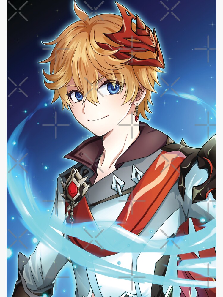 "Genshin Impact Tartaglia" Sticker for Sale by willybatlong | Redbubble