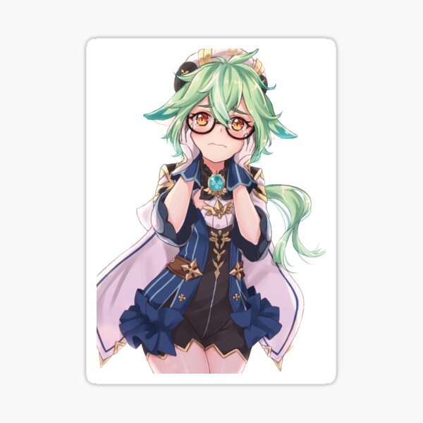 "Genshin Impact Sucrose" Sticker for Sale by roycool | Redbubble