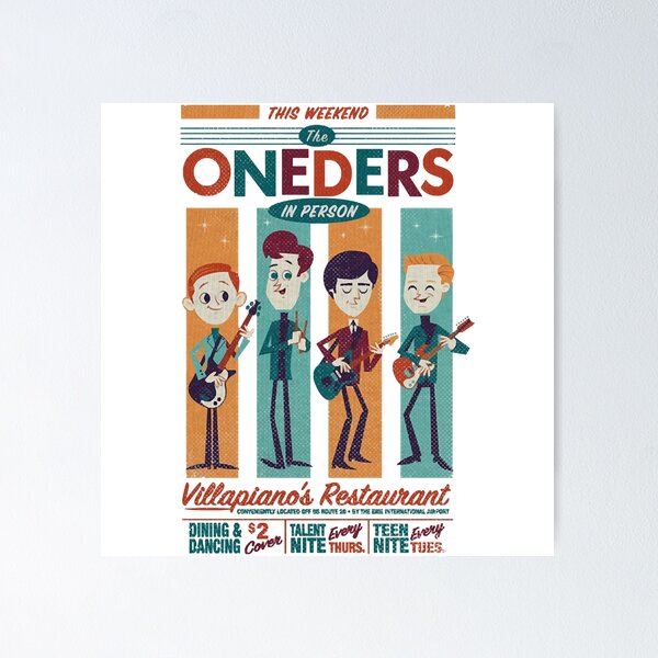 "THIS WEEKEND THE ONEDERS IN PERSON " Poster for Sale by PaulVaylor ...