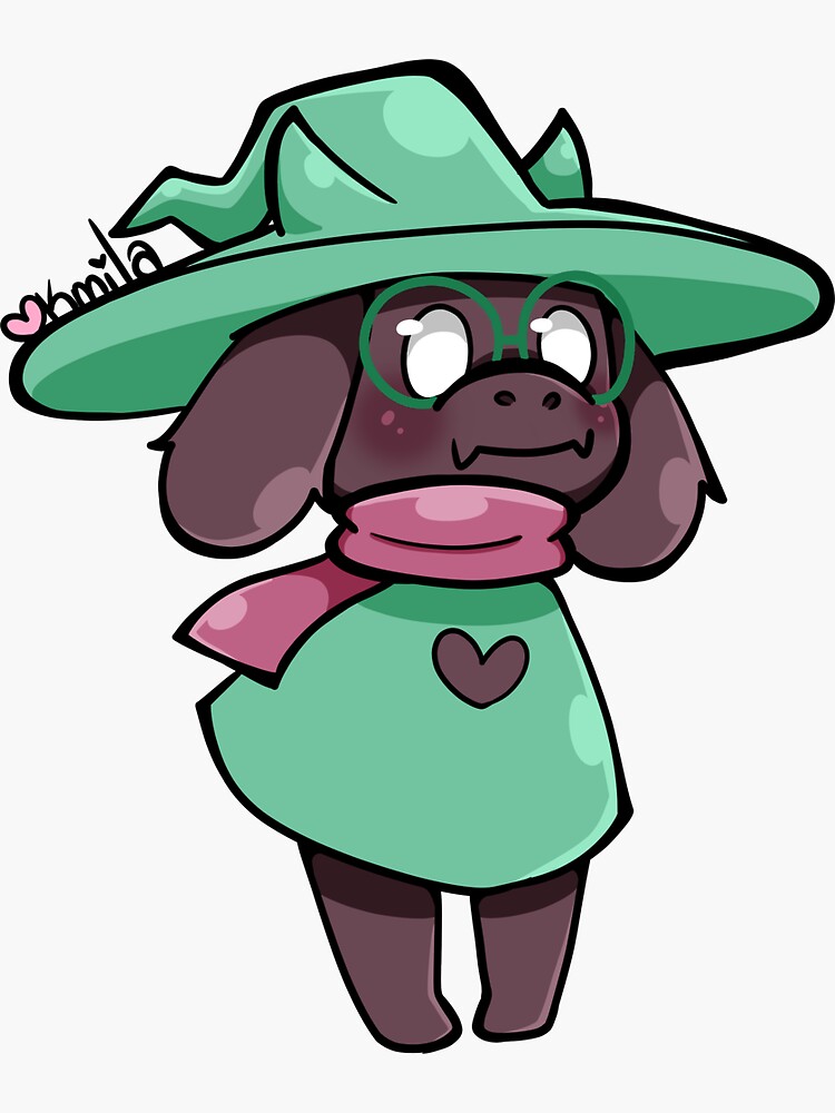 "ralsei" Sticker for Sale by KmilaCreacion | Redbubble