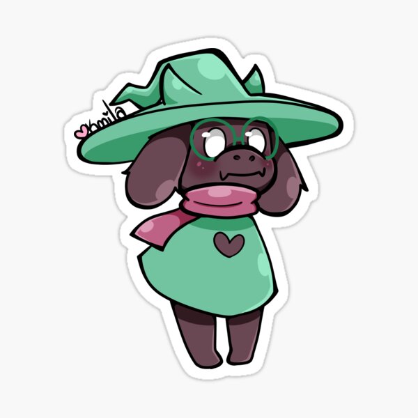 "ralsei" Sticker for Sale by KmilaCreacion | Redbubble