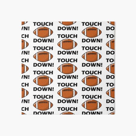 "Cute American Football Player Sport USA Funny Touchdown Logo" Art ...