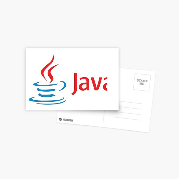 "Java logo" Postcard by SanatJha | Redbubble