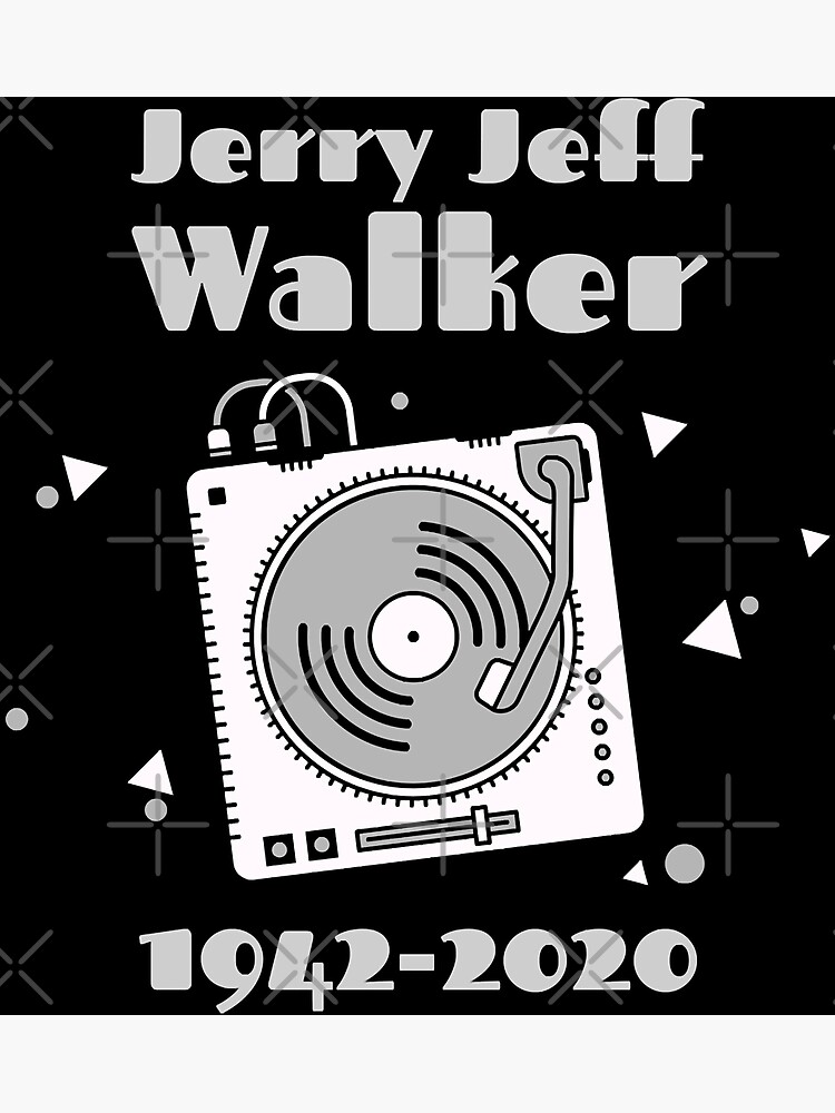 Póster «Gráfico de Funny Man Jerry Jeff Walker para fanáticos» de ...