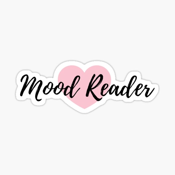 "Mood Reader, Bookish Reader" Sticker by WhipsAndKisses | Redbubble