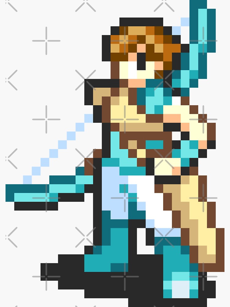 "Archer Fighting Sprite" Sticker for Sale by SpriteGuy95 | Redbubble