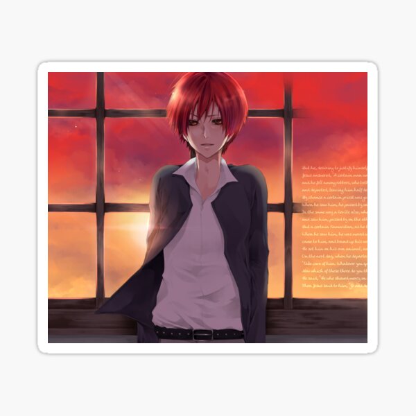 "Karma Akabane" Sticker for Sale by piokpiokpyek | Redbubble