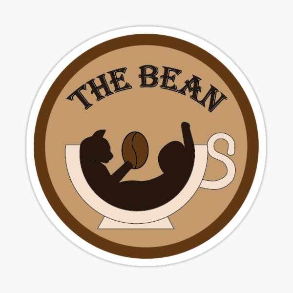 "The Bean Logo" Sticker for Sale by JynnxeDesign | Redbubble