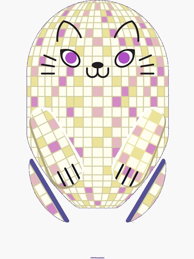 "Disco Cat Bbot from Ron's gone wrong (2021)" Sticker for Sale by Funny ...